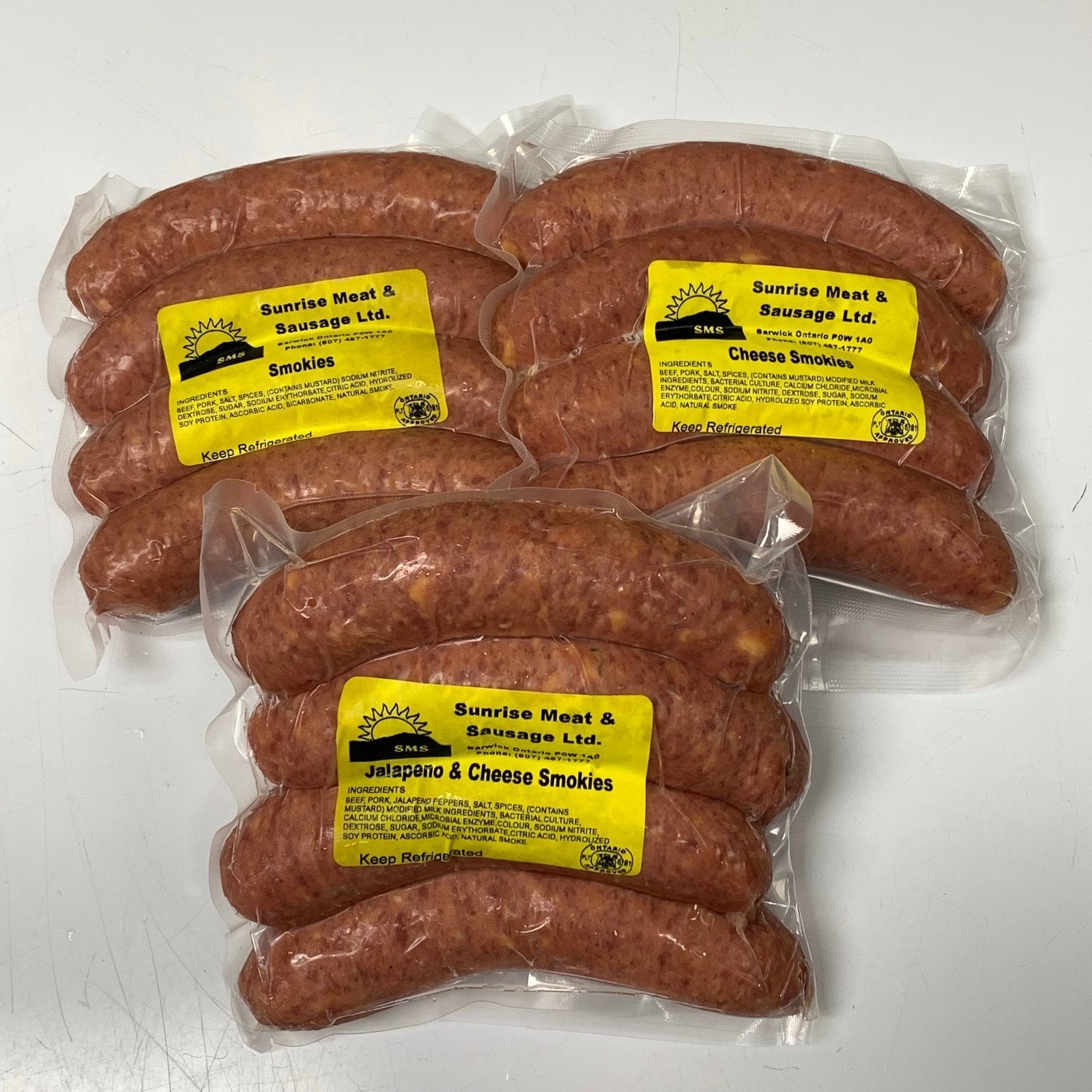 Smokies - Processed Meat - Sunrise Meat & Sausage - AgriTech North